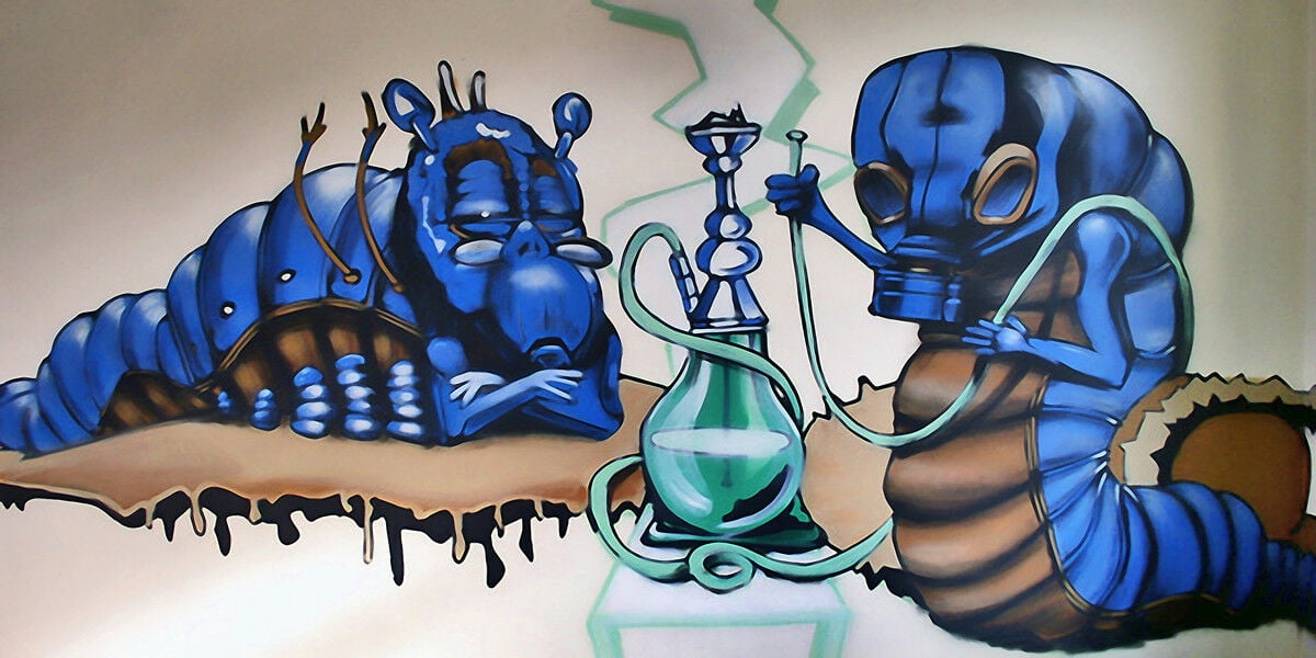 "Alice in wonderland Graffiti IV" - CANVAS OR PRINT WALL ART - Walmart ...