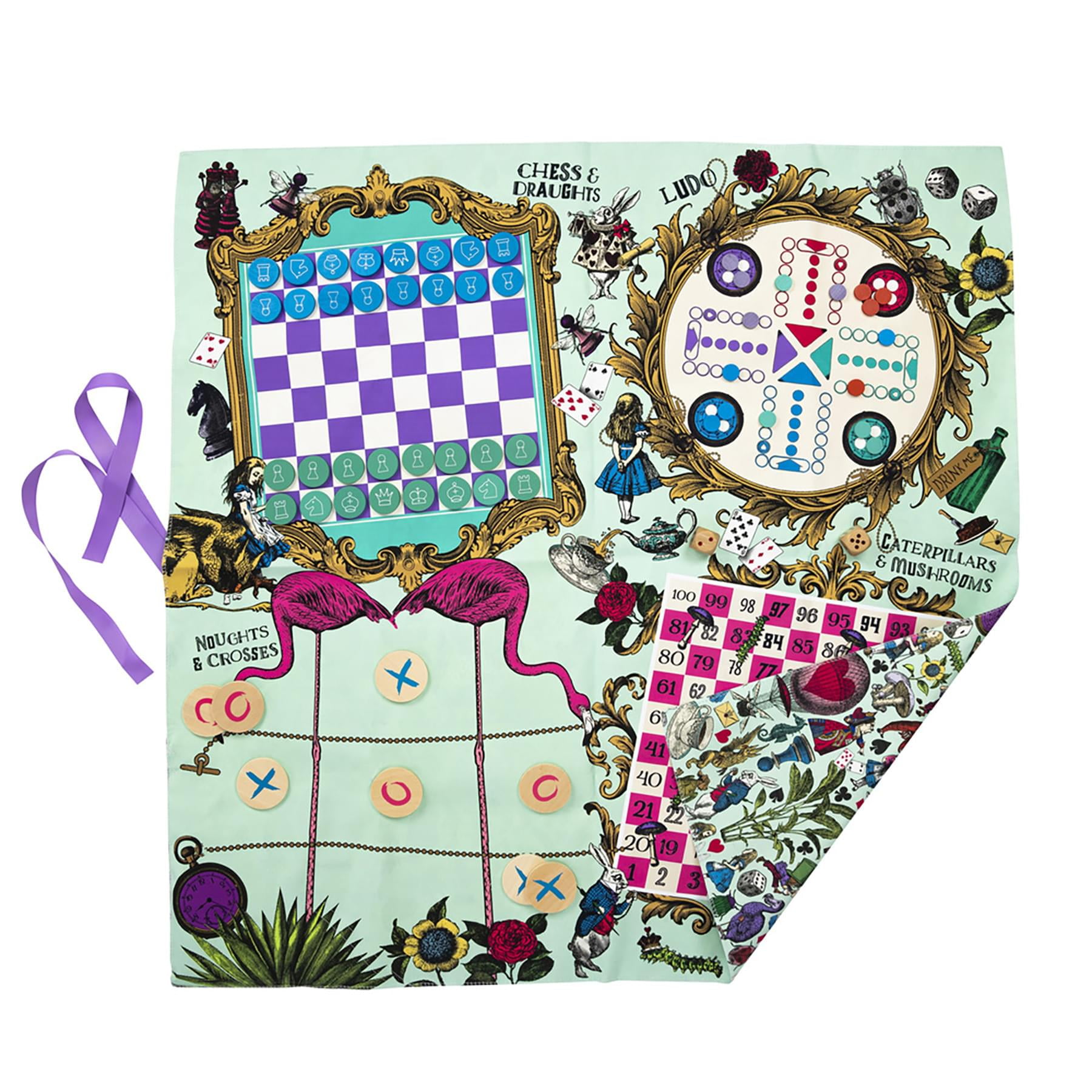 Alice In Wonderland Party Games Mat | 5 Games - Walmart.com
