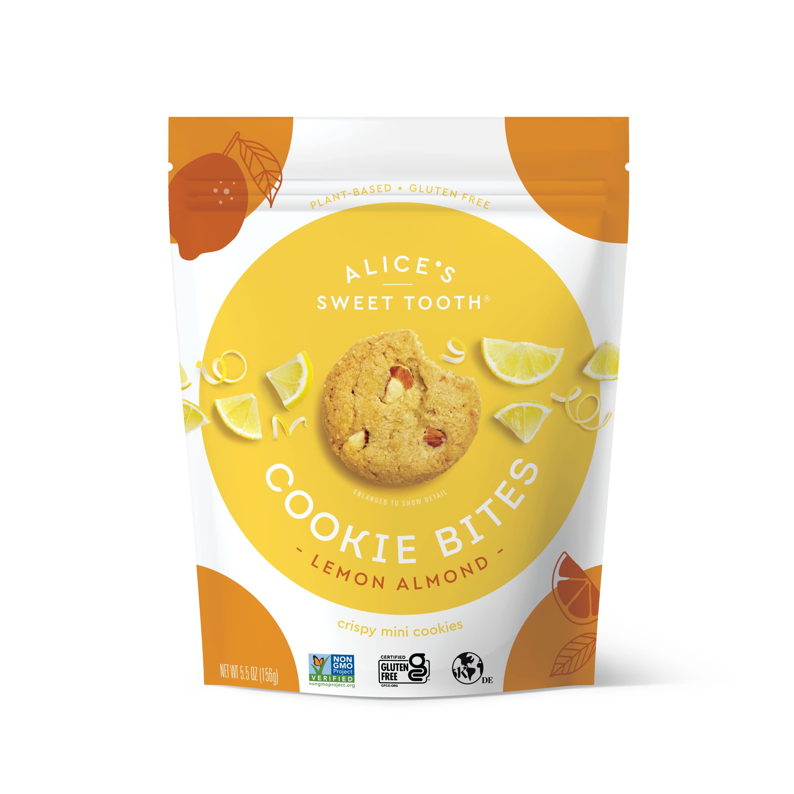 Alice's Sweet Tooth Lemon TSF6 Almond Cookie Bites - Gluten-Free, Vegan ...
