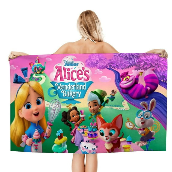 Alice's Wonderland Bakery Gifts Beach Towel for Women Girl Birthday ...
