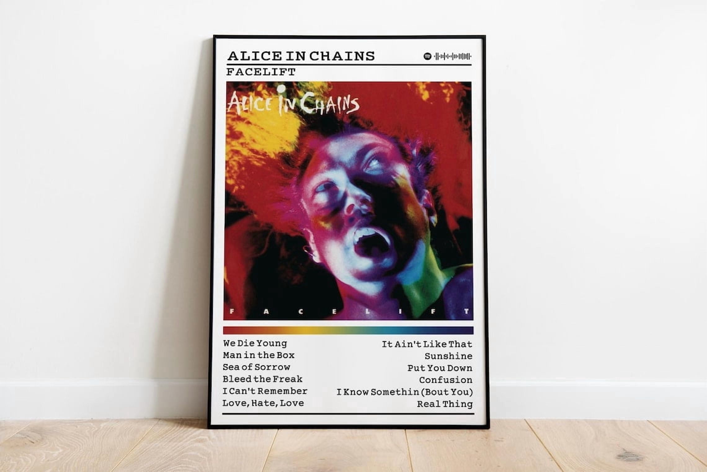 AliceChains Facelift Album Cover Prints Wall Decor Rock Music #196 ...