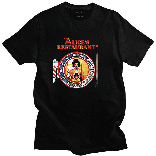 Alices Restaurant 60s Arlo Guthrie Folk Music Hippie Retro T Shirt For Man Women Unisex 3XL ...