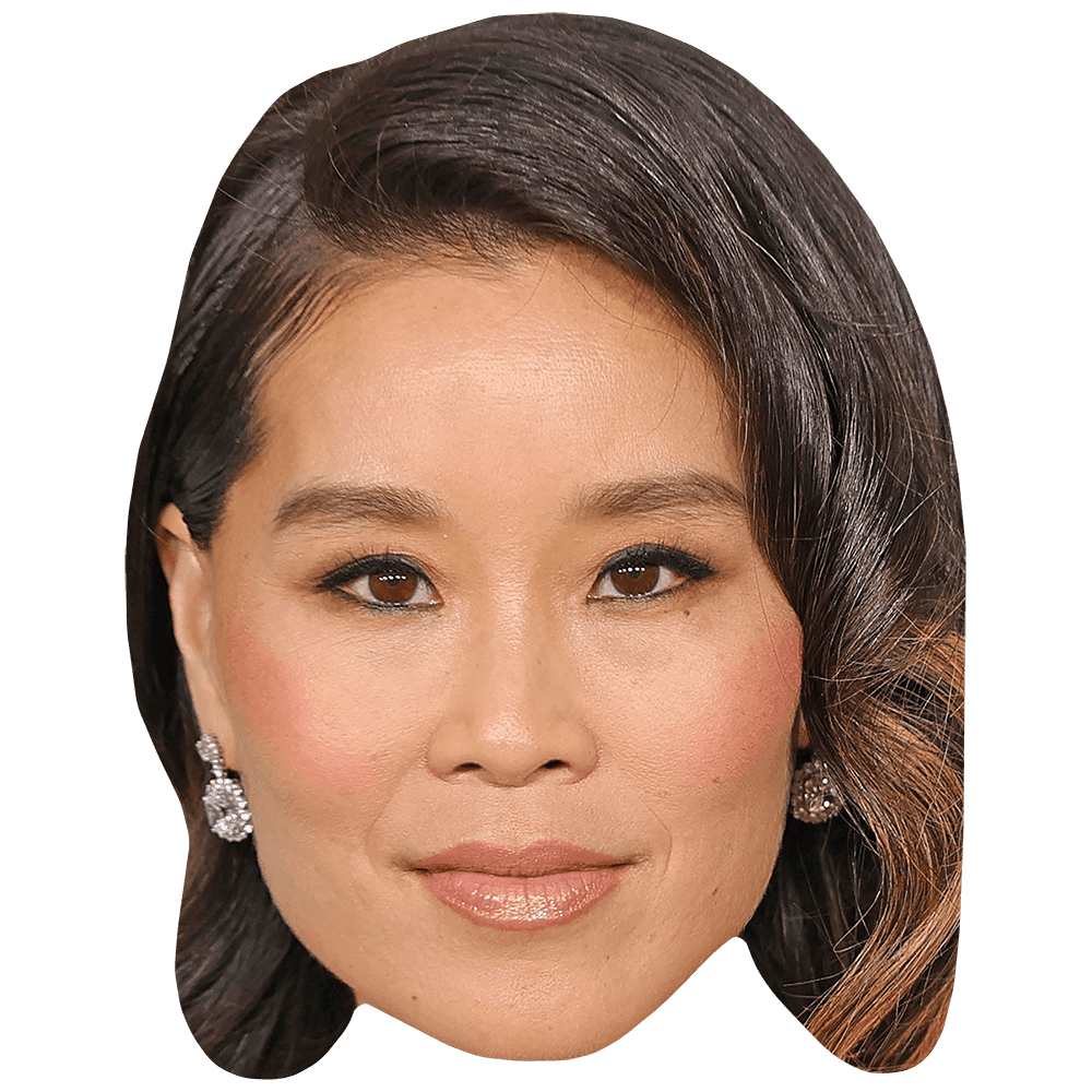Alicia Hannah-Kim (Brown Hair) Celebrity Mask, Flat Card Face, Fancy ...
