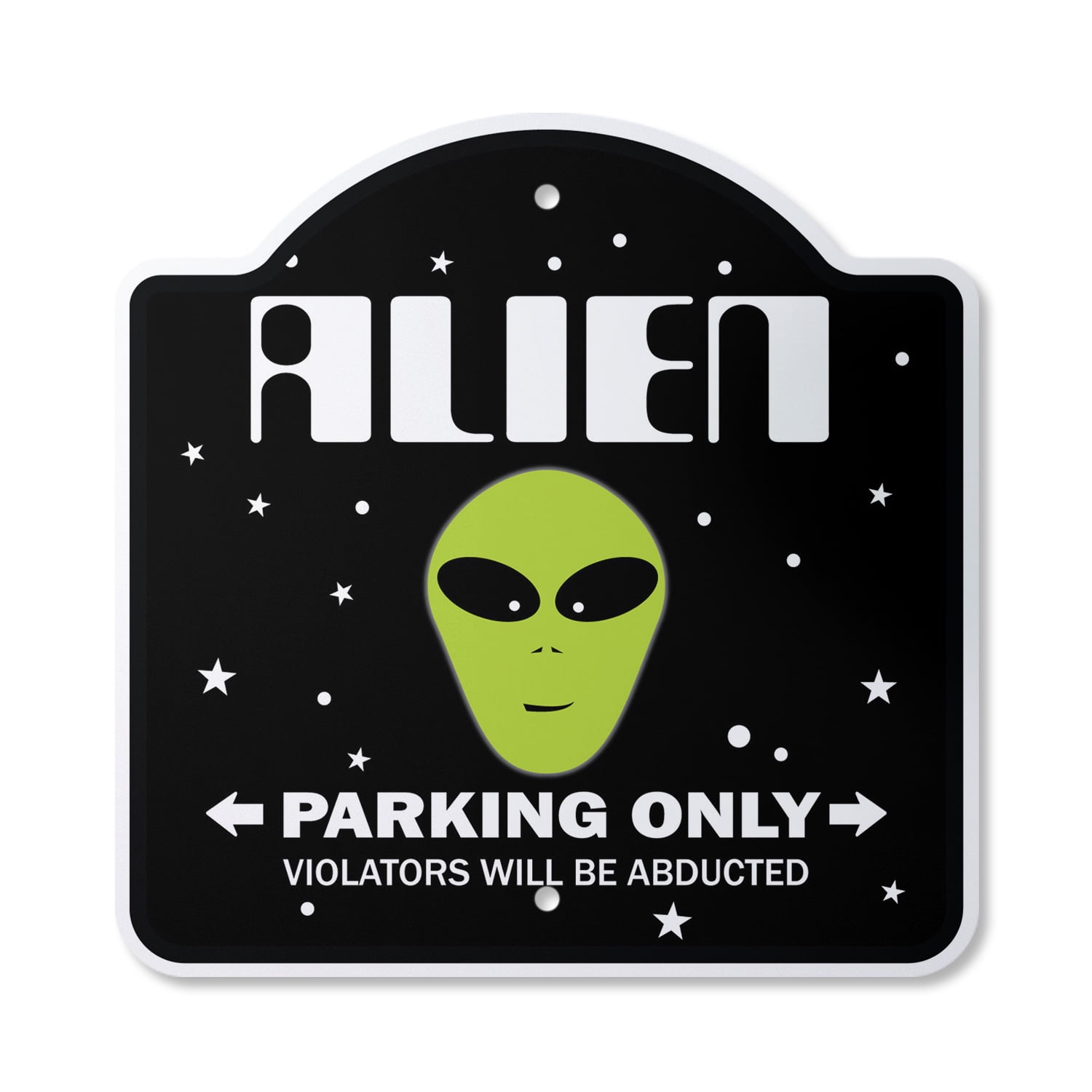 Alien 10” x 10” Sign | Indoor/Outdoor Plastic | SignMission Designer ...