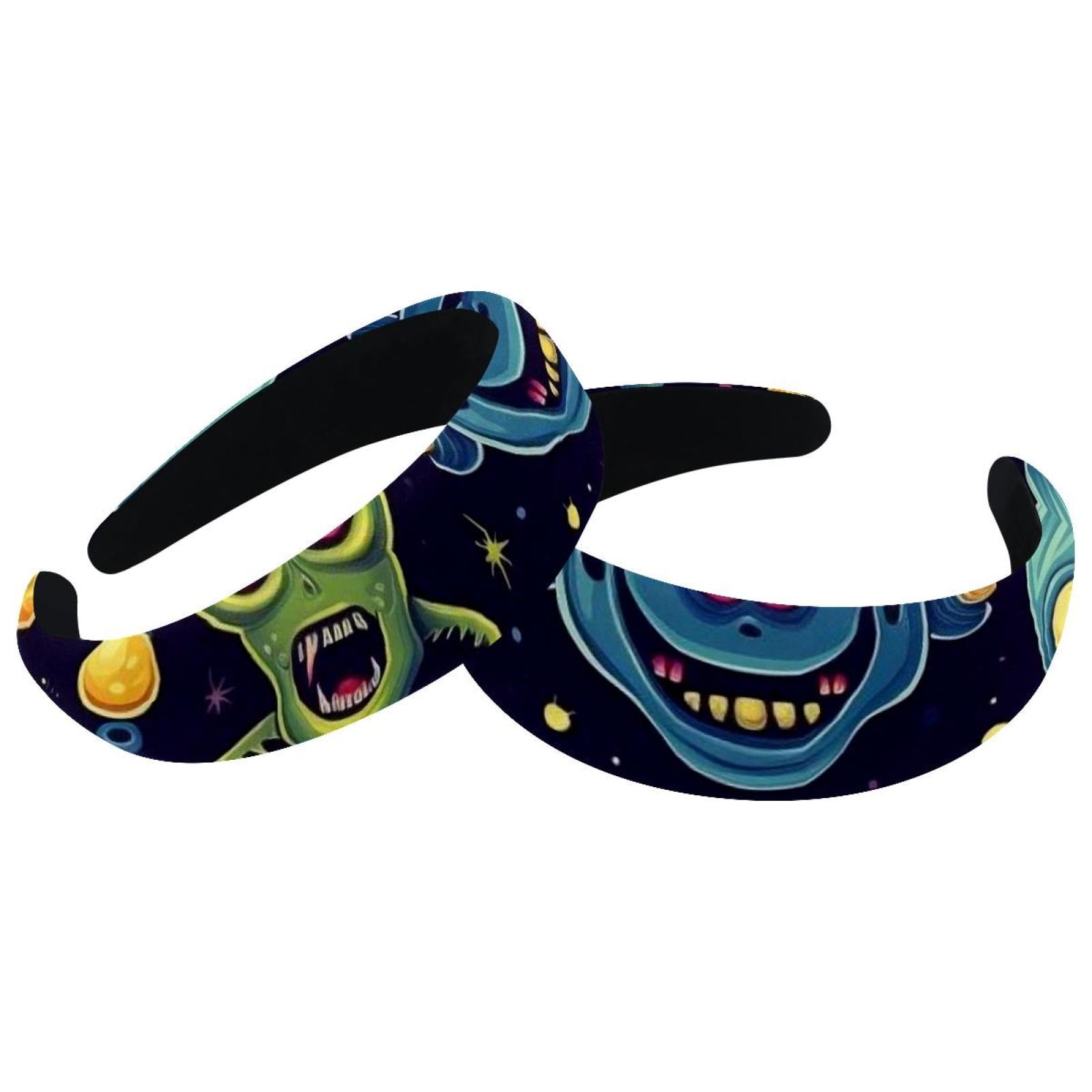 Alien 2 Pcs, Soft, Wide Headbands, Printed, Accessories for Women and ...