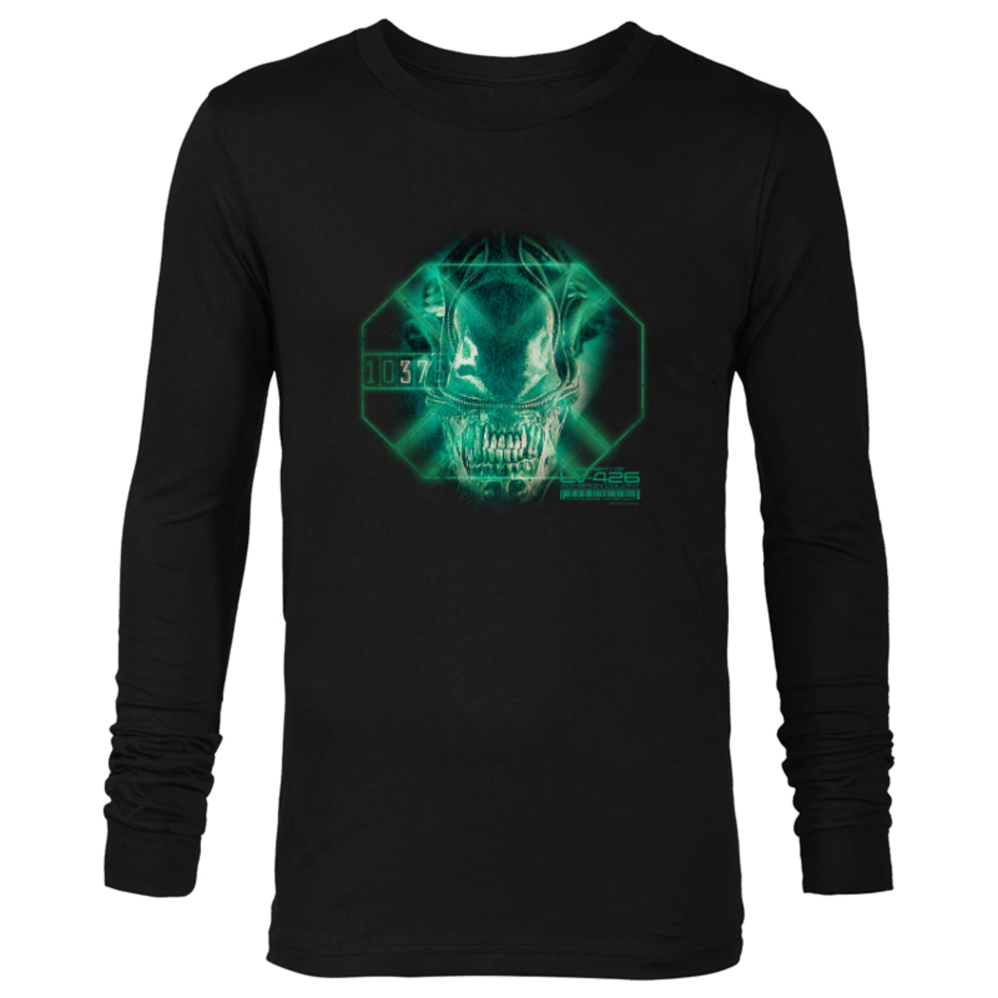 Alien 45th Anniversary Aliens Movie Xenomorph Scan LV-426 - Long Sleeve ...