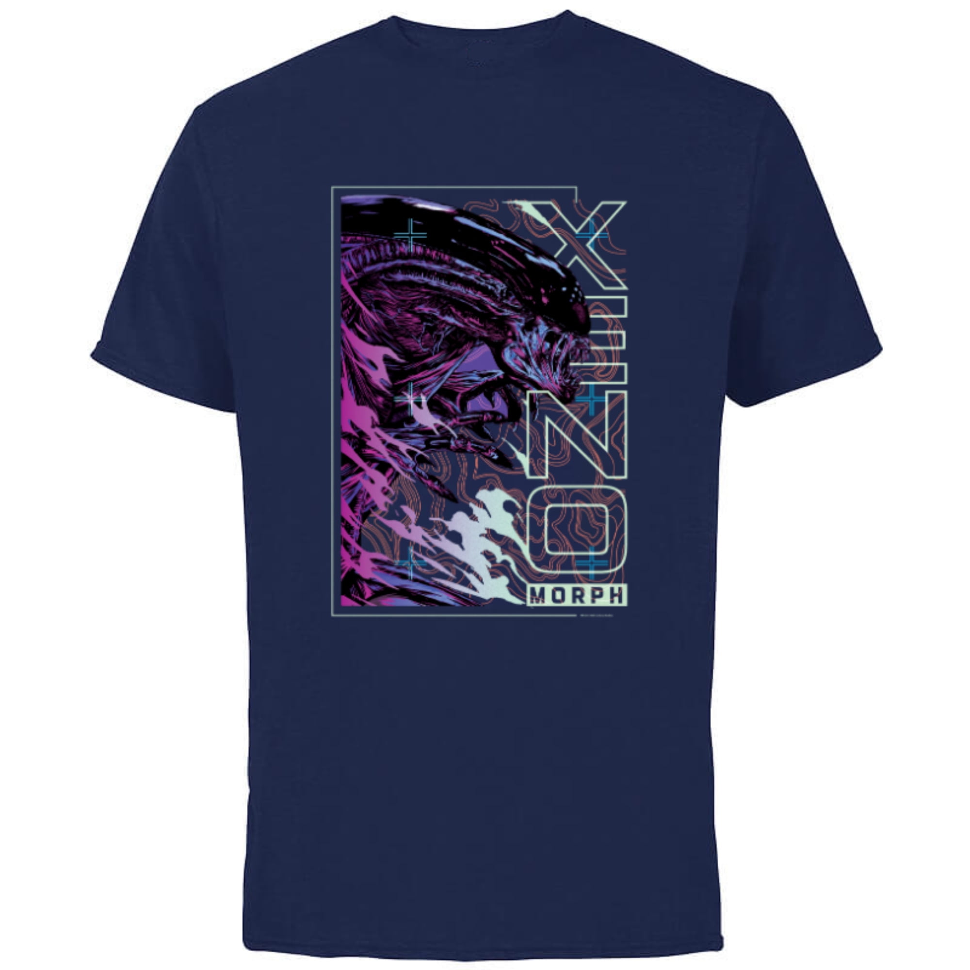 Alien 45th Anniversary Movie LV-426 Topographic Map - Short Sleeve ...