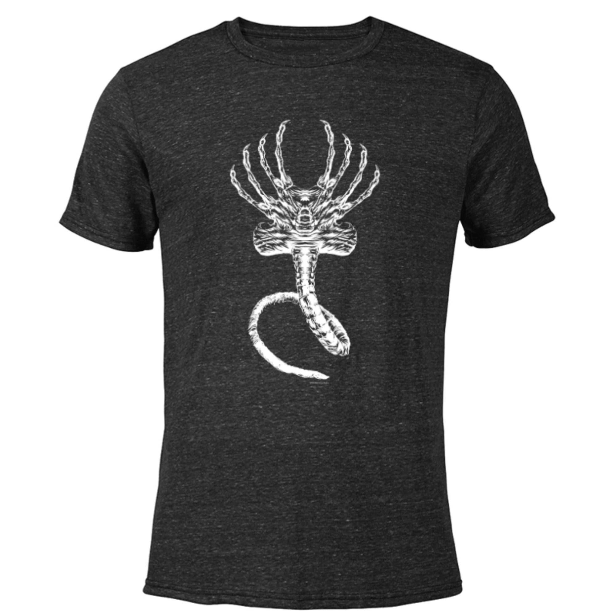 Alien 45th Anniversary Movie Xenomorph Facehugger Art - Short Sleeve ...