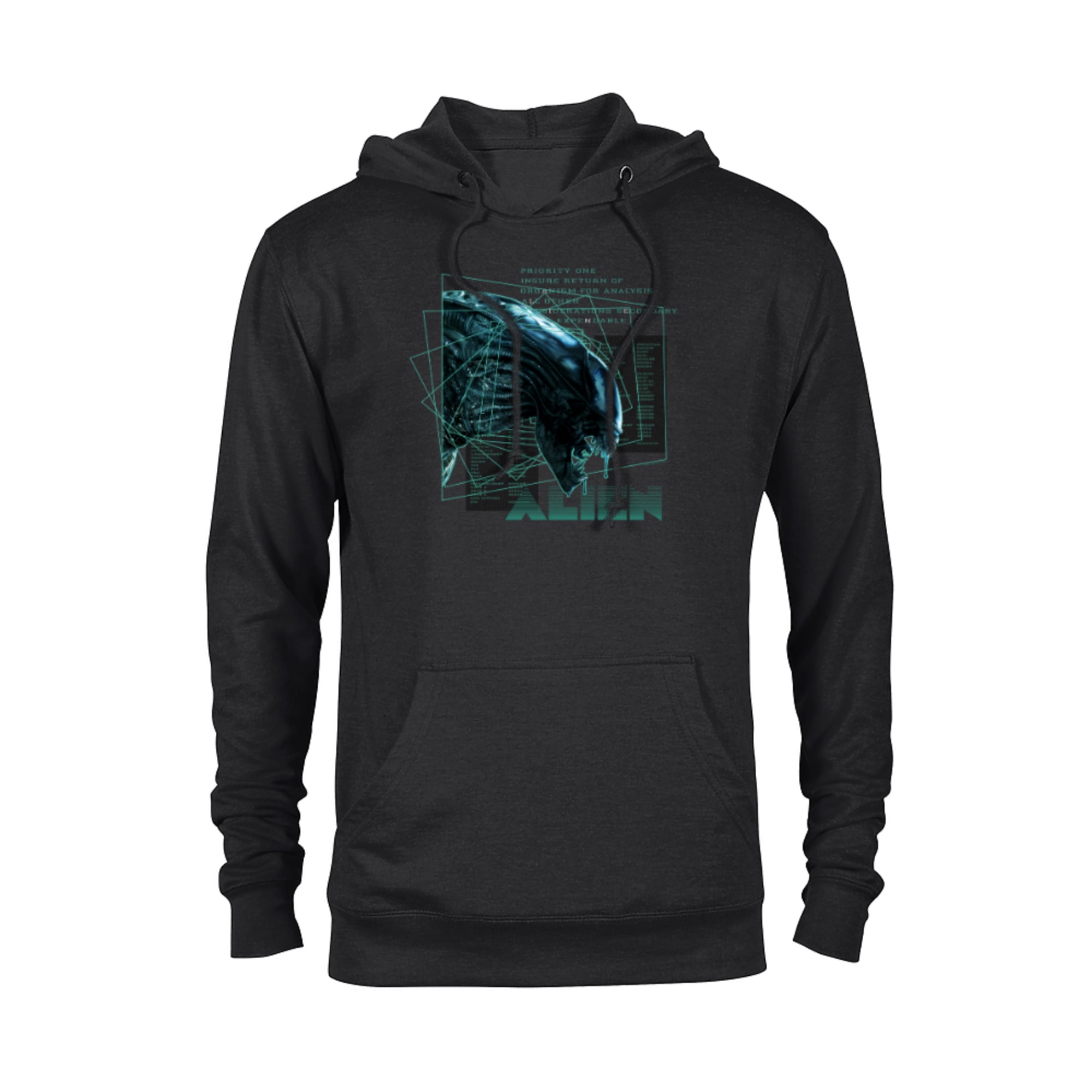 Alien 45th Anniversary Movie Xenomorph Priority One Logo - Pullover ...