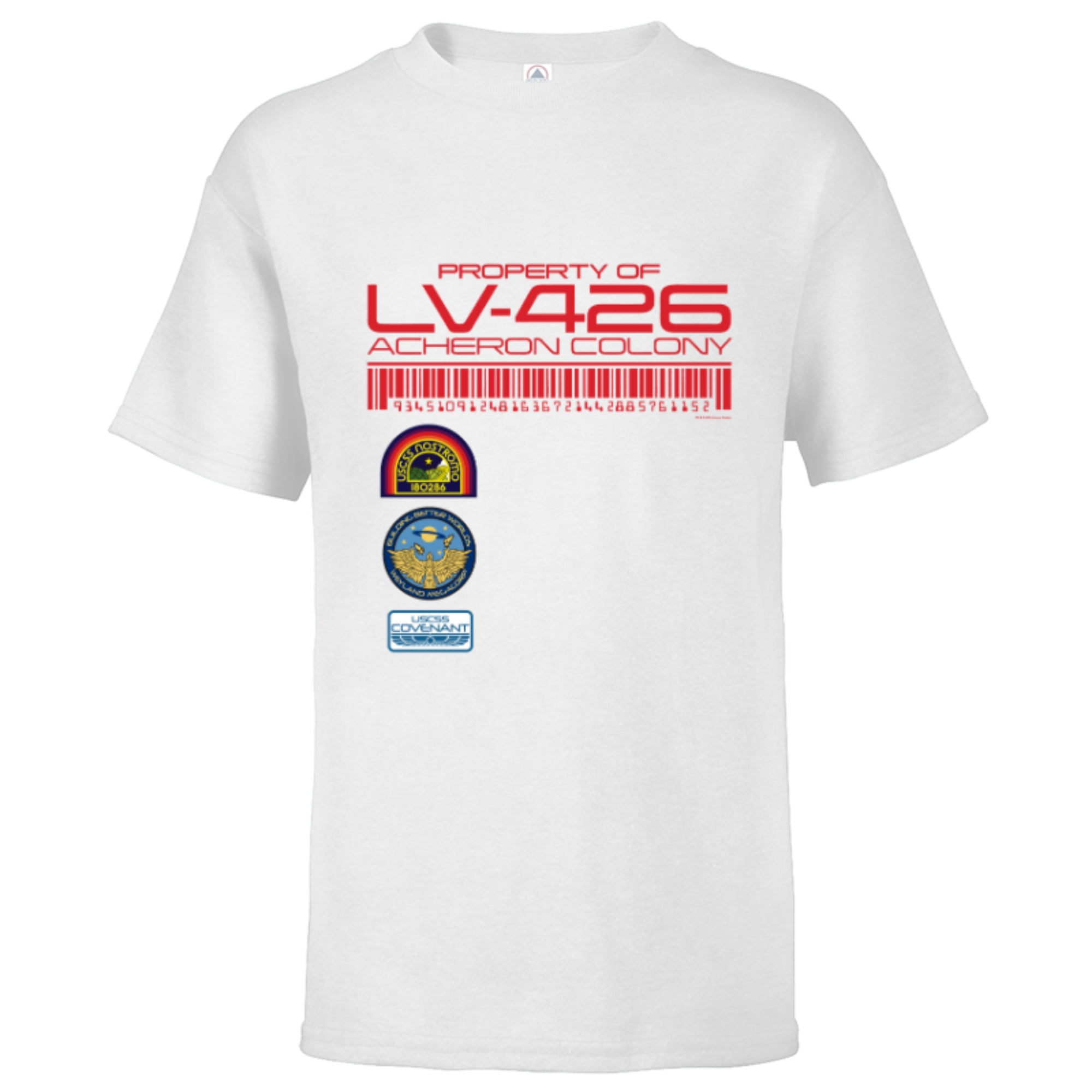 Alien 45th Anniversary Property of LV-426 Acheron Colony - Short Sleeve T-Shirt for Kids ...