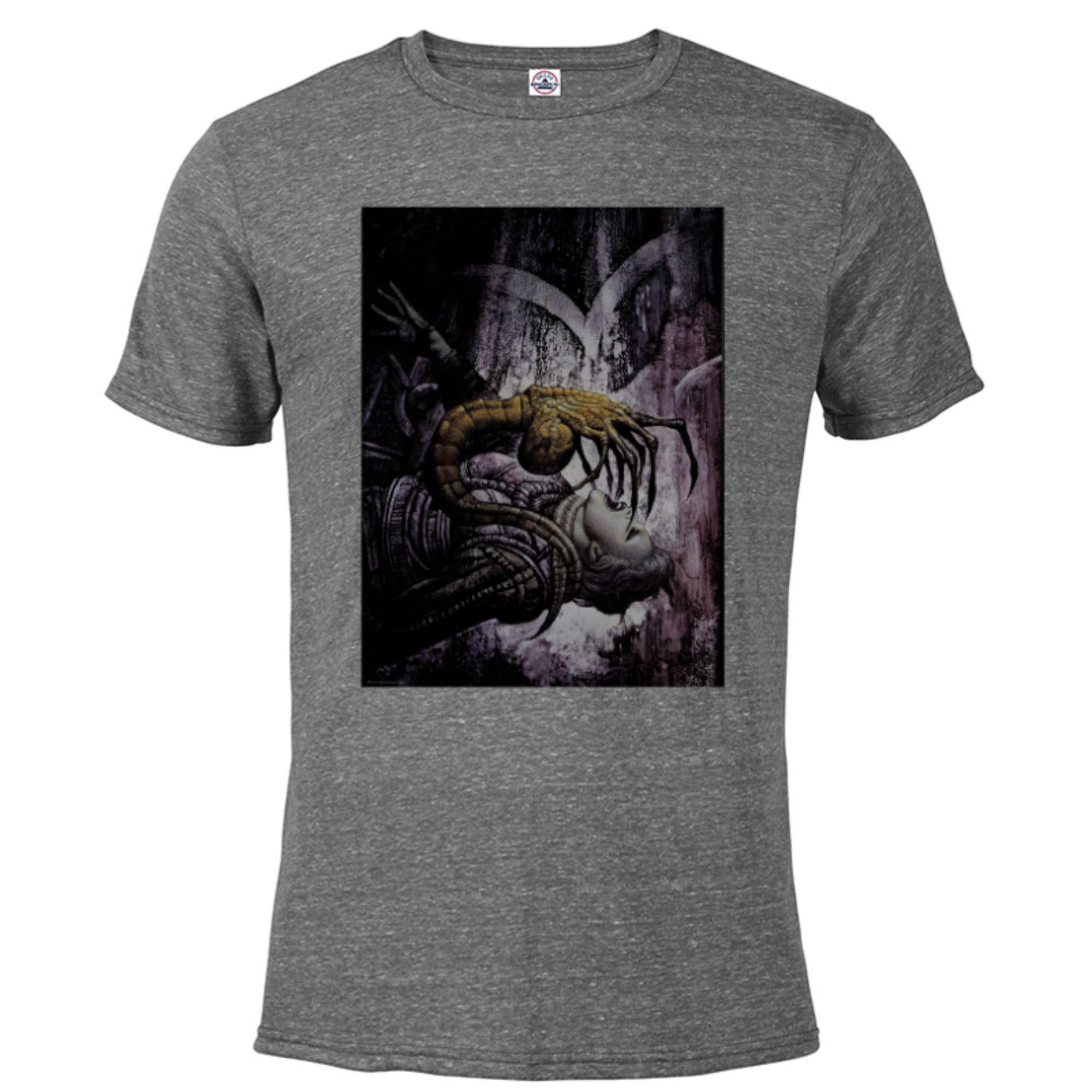 Alien 45th Anniversary Xenomorph Facehugger Attacking Art - Short ...