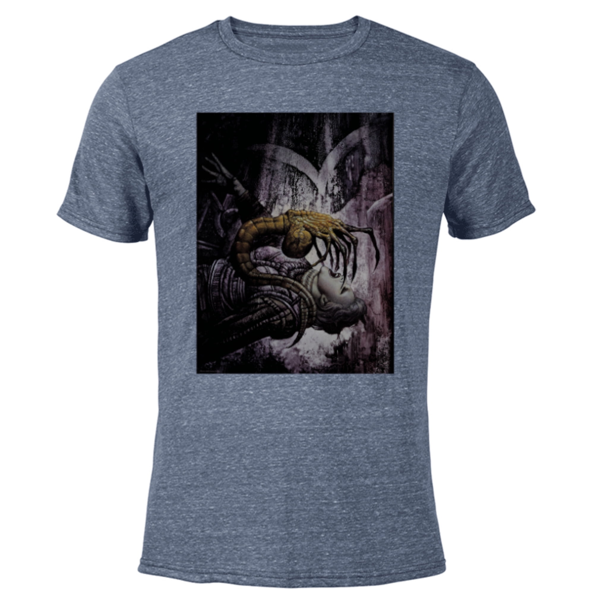 Alien 45th Anniversary Xenomorph Facehugger Attacking Art - Short ...