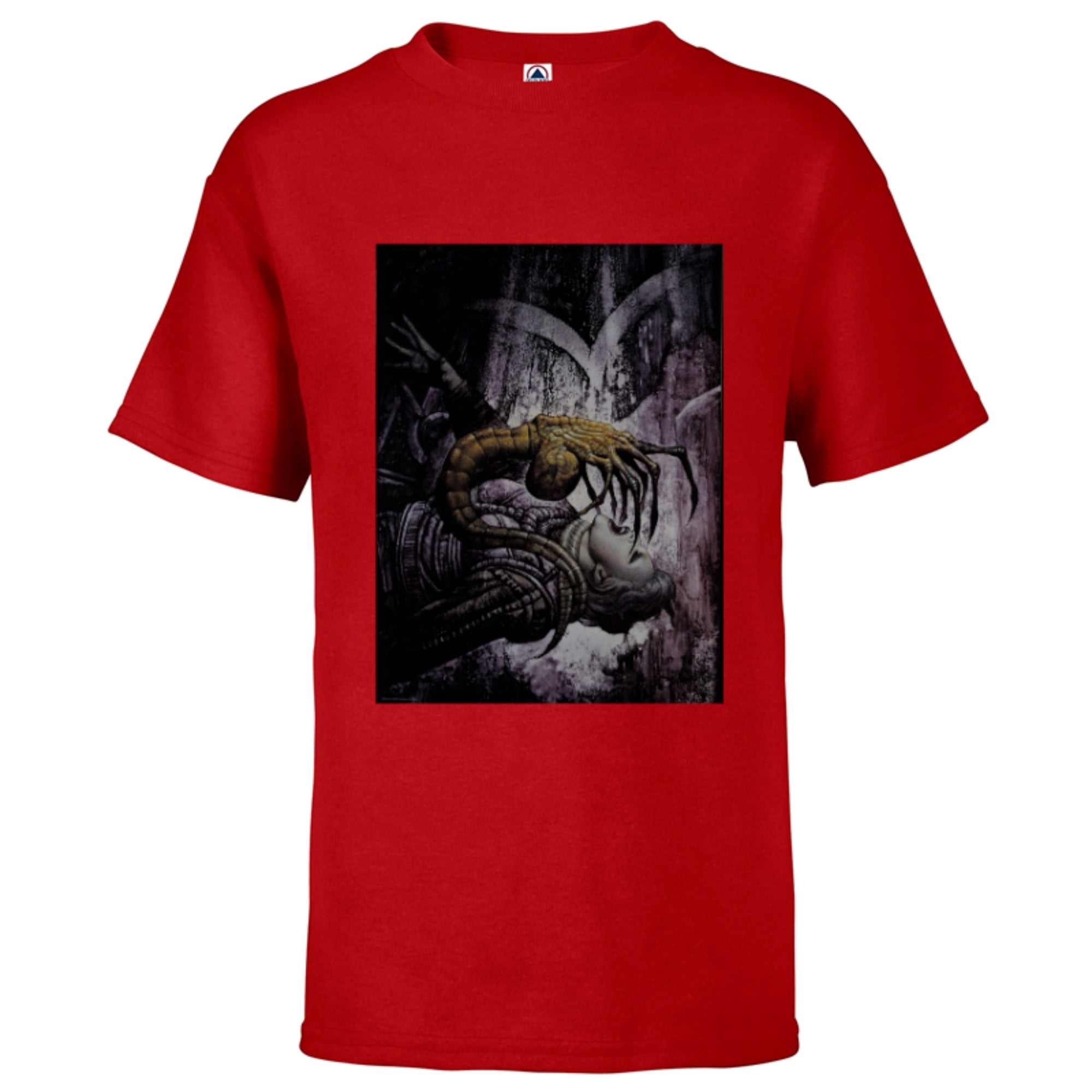 Alien 45th Anniversary Xenomorph Facehugger Attacking Art - Short ...