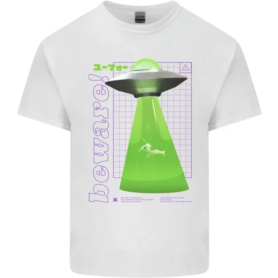 Alien Abducted Cow UFO Farmer Farming T-Shirt - Walmart.com