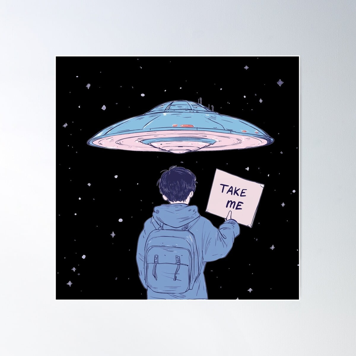 Alien Abduction Request | Funny Quotes, Phrases | Tees And Stickers ...