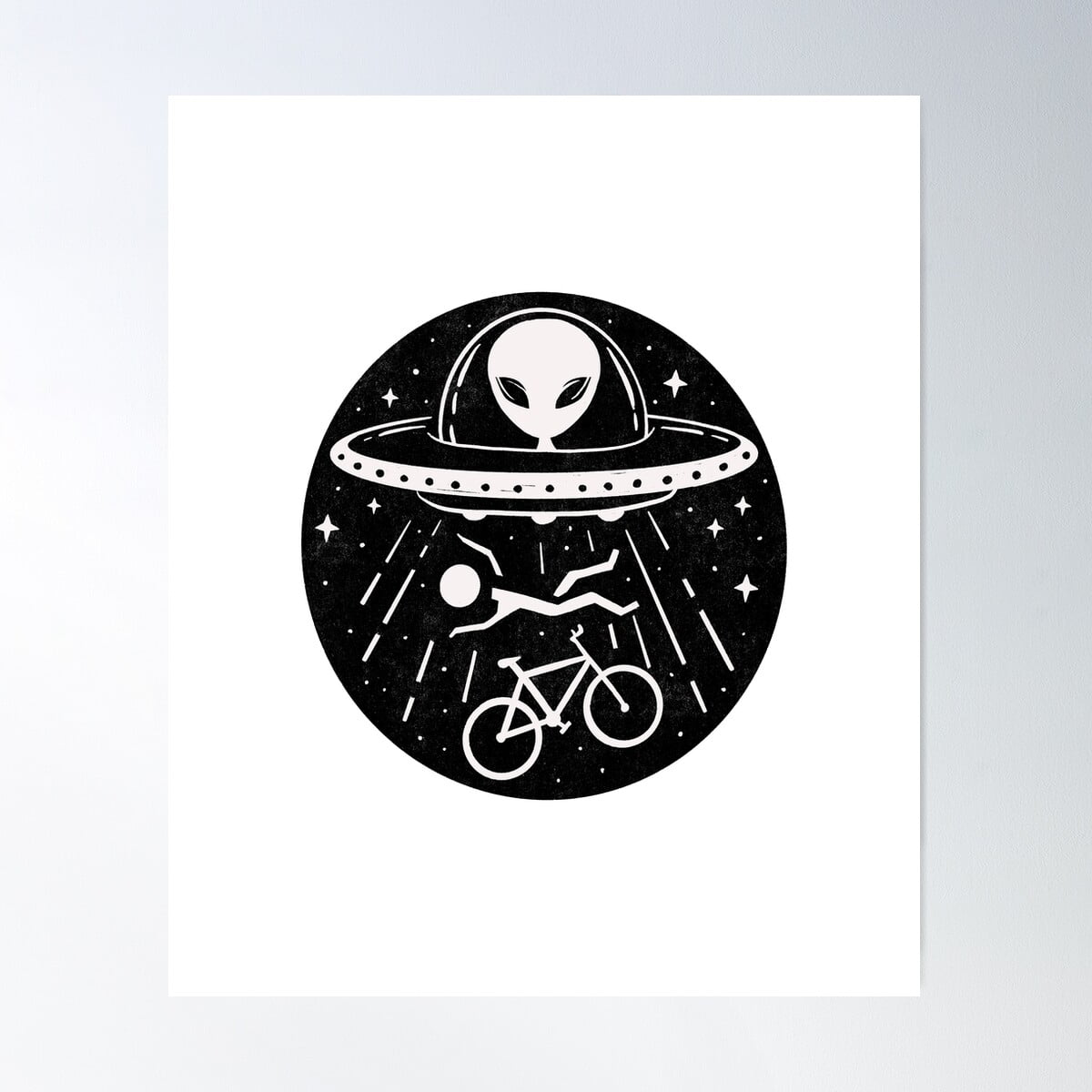 Alien Abduction Spaceship | Alien And Ufo | Black And White ...