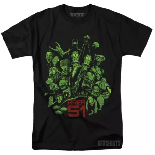 Alien Area 51 Shirt 90S Movie Cartoon Vtg Graphic T-Shirt Hot Trending ...