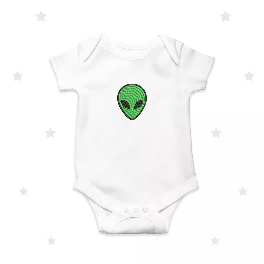 Alien Baby Bodysuit Cool Baby Gifts Baby Grow Unisex Cute And Cool Baby ...