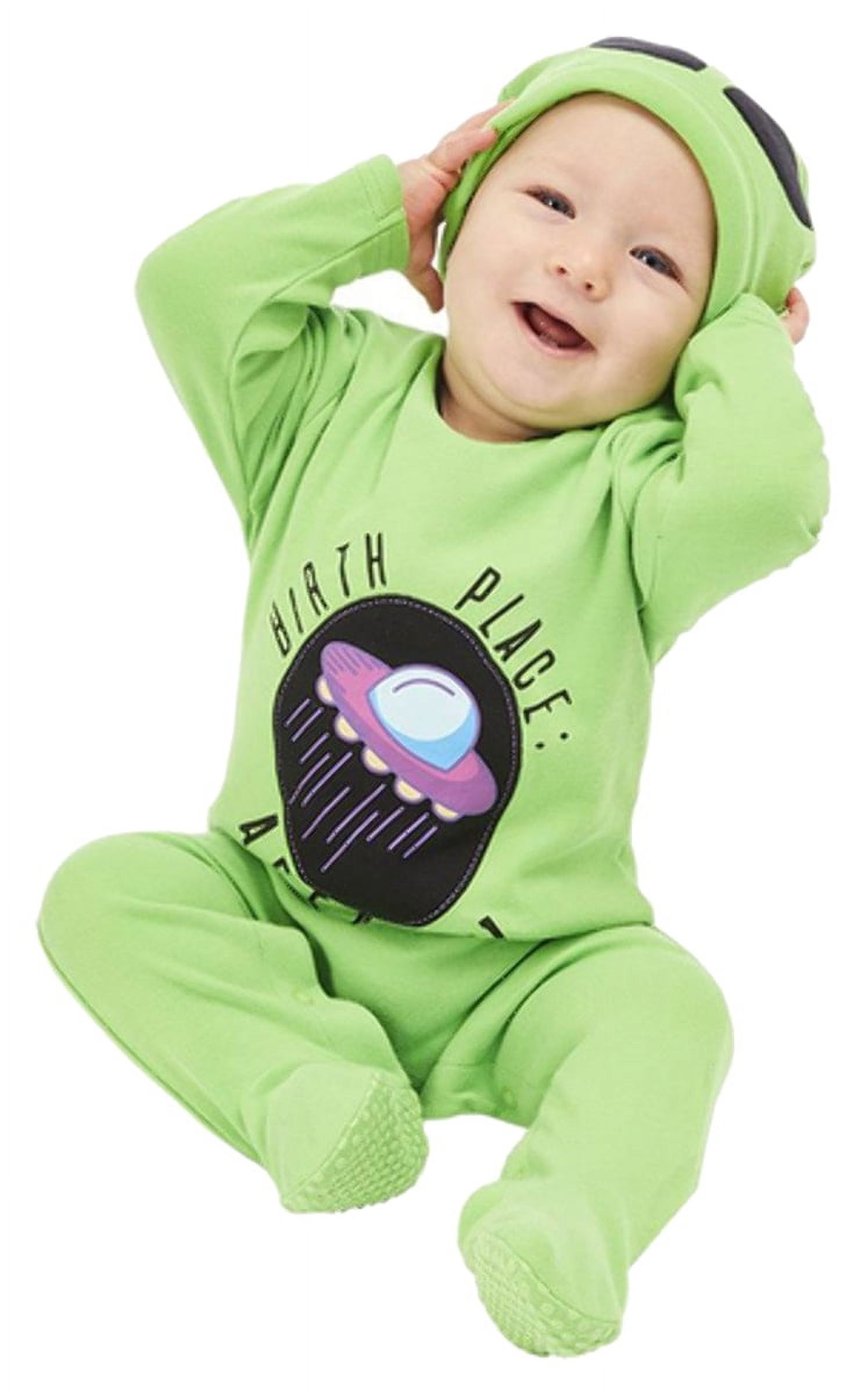 Alien Baby Costume Green Halloween Child Fancy Dress Age 6 9 Months ...