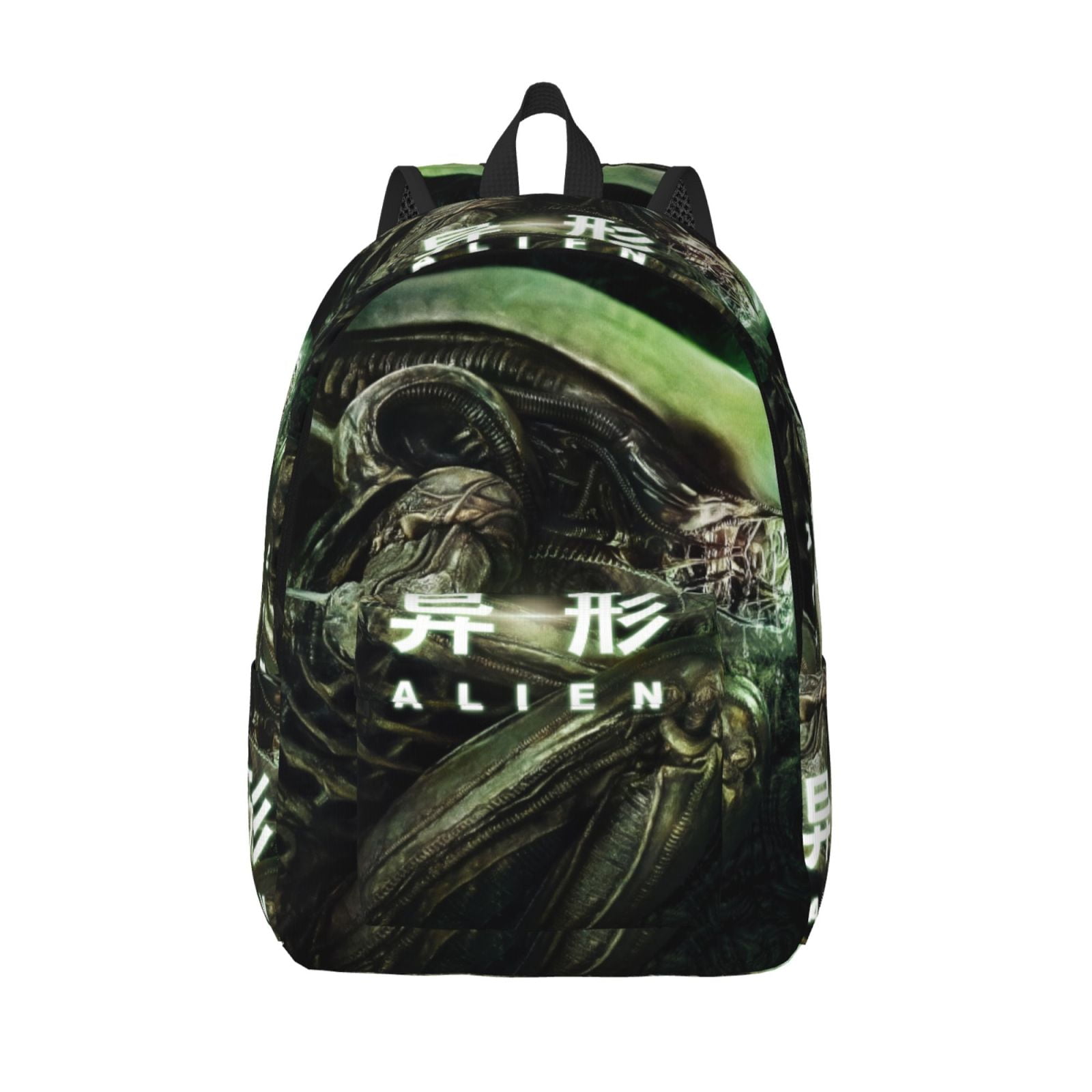 Alien Backpack Canvas Casual Lightweight Backpack Fashion Travel ...