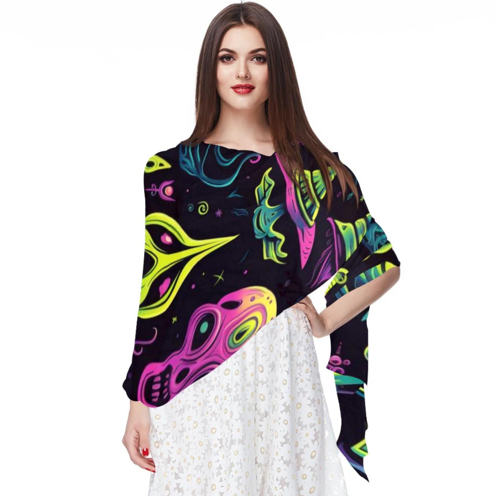 Alien Beautiful Translucent Chiffon Yarn Hair Scarf 180*73 (70.86*28 ...