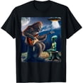 Alien Bigfoot Guitar Sasquatch Ufo Men Women Kids Gift T-Shirt ...