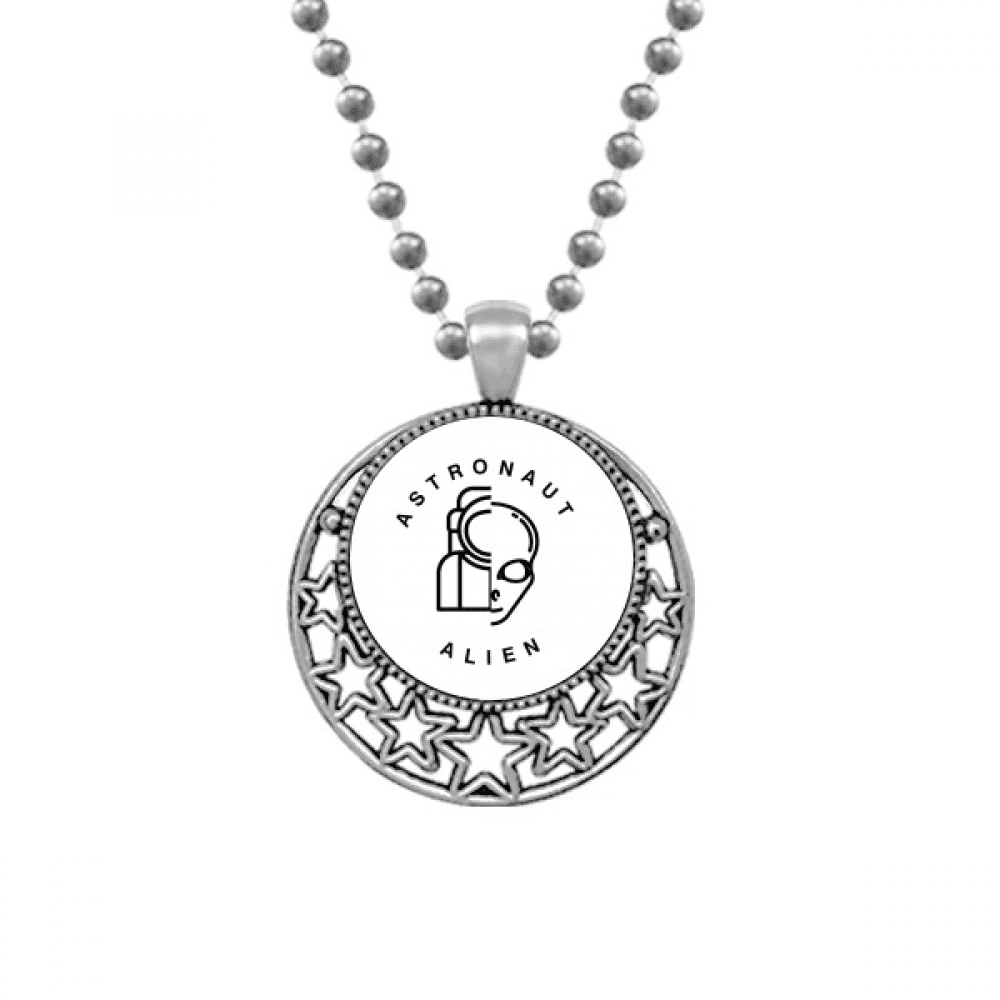 Alien Biological Astronaut Conversion Necklaces Pendant Retro Moon ...