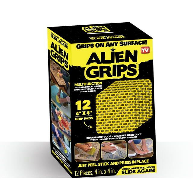Alien Carpet Grips Pre-Cut Double Sided Adhesive Carpet Furniture Pads ...
