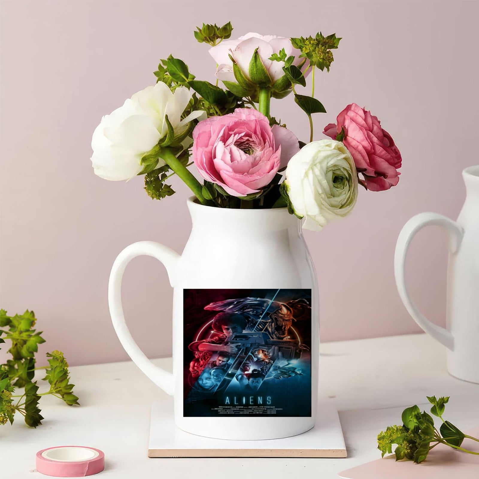 Alien Ceramic Bottle Vase.3.15" x 5.12" - Walmart.com