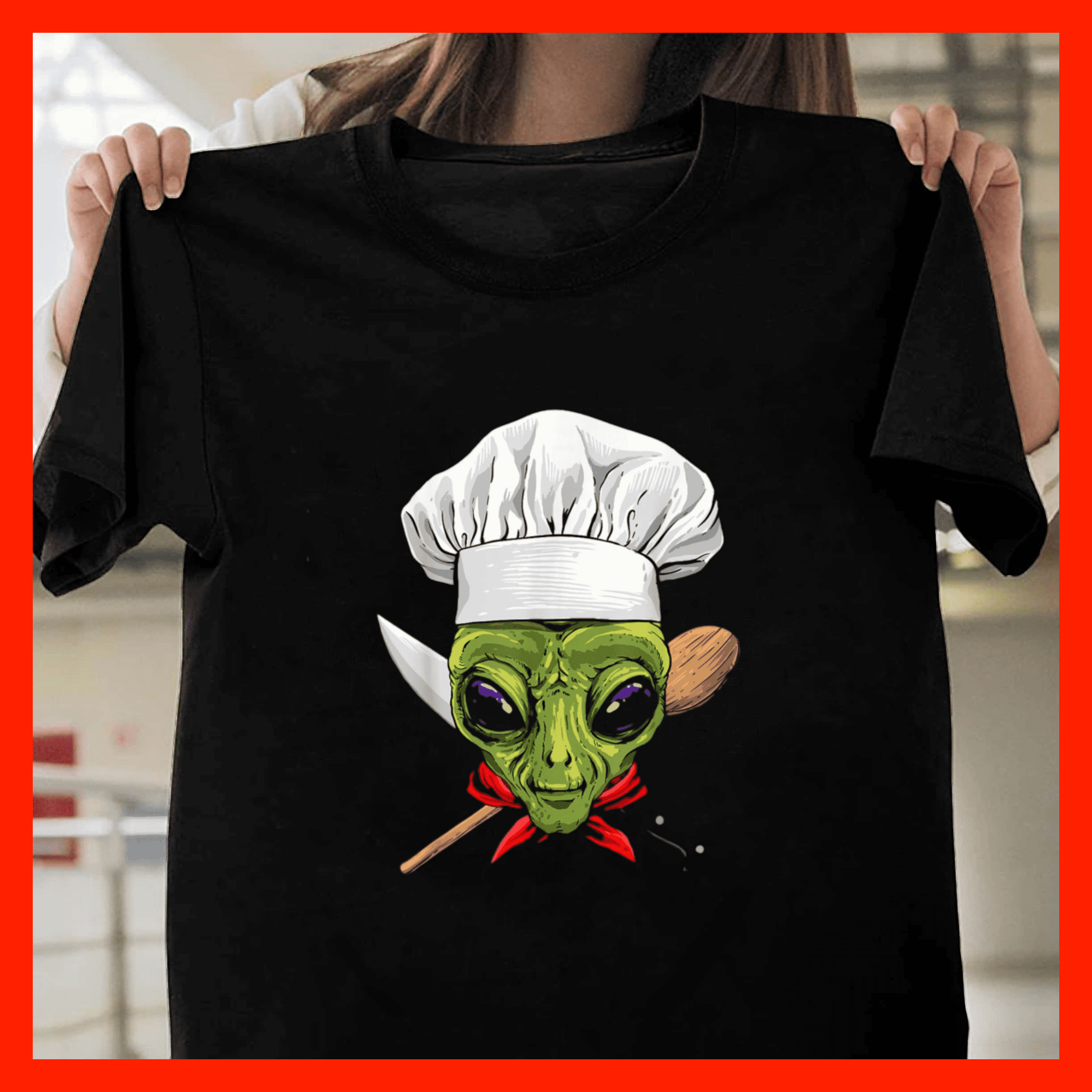Alien Chef Ufo Alien Outer Space Cooking Lover H7253, Comfortable ...