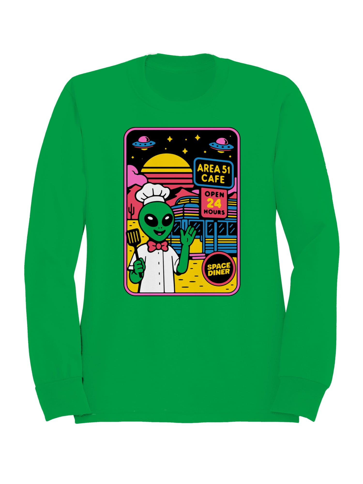 Alien Chef at Area 51 Cafe Women's Sweatshirt - Walmart.com