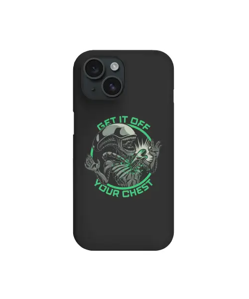 Alien Chest Therapy Horror Movie Gift Phone Case for iPhone 16 15 14 13 ...