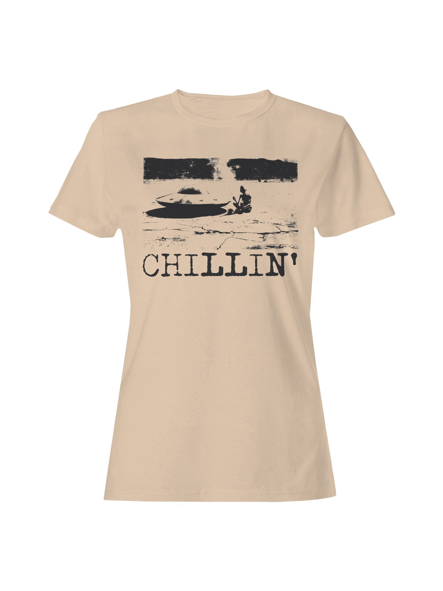 Alien Chillin' Retro Aesthetic Women's T-shirt - Walmart.com