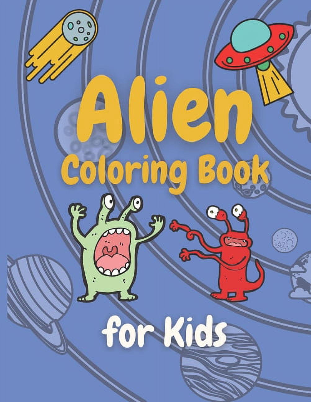 CB Alien Coloring Book: for Kids, Book 1, (Paperback) - Walmart.com