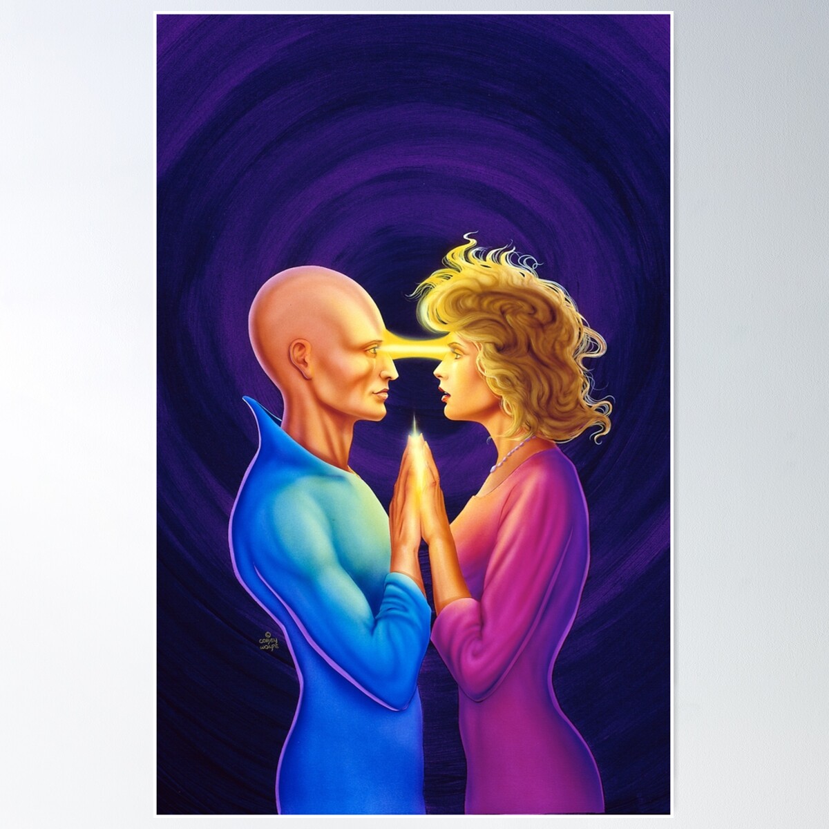 Alien Contact. Et. Poster Wall Art, Modern Wall Decor For Living Room ...