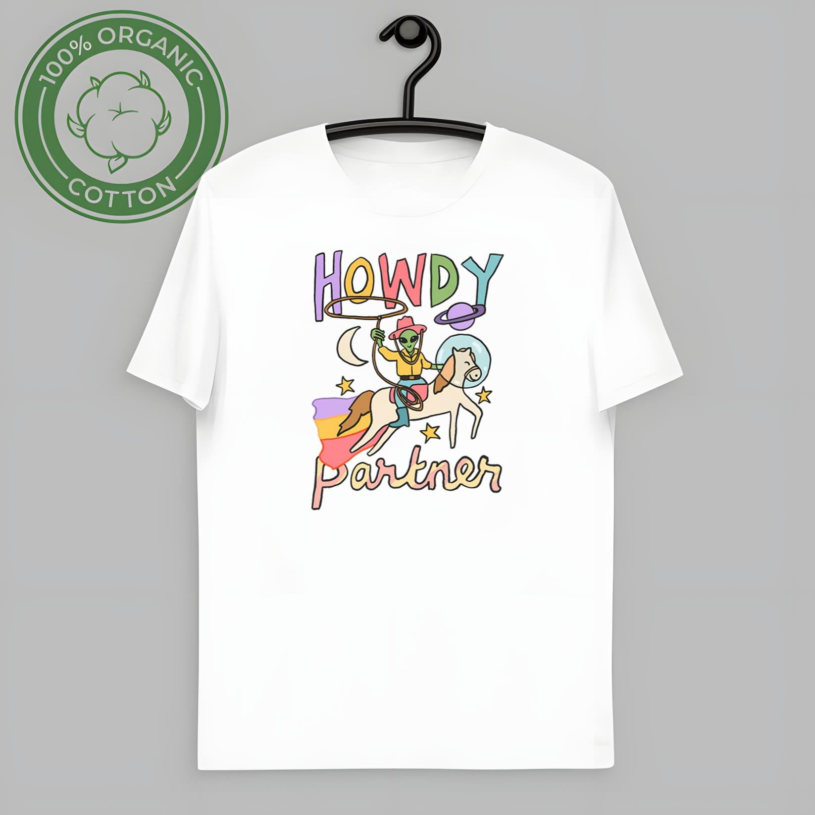 Alien Cowboy Howdy Partner Shirt - Walmart.com