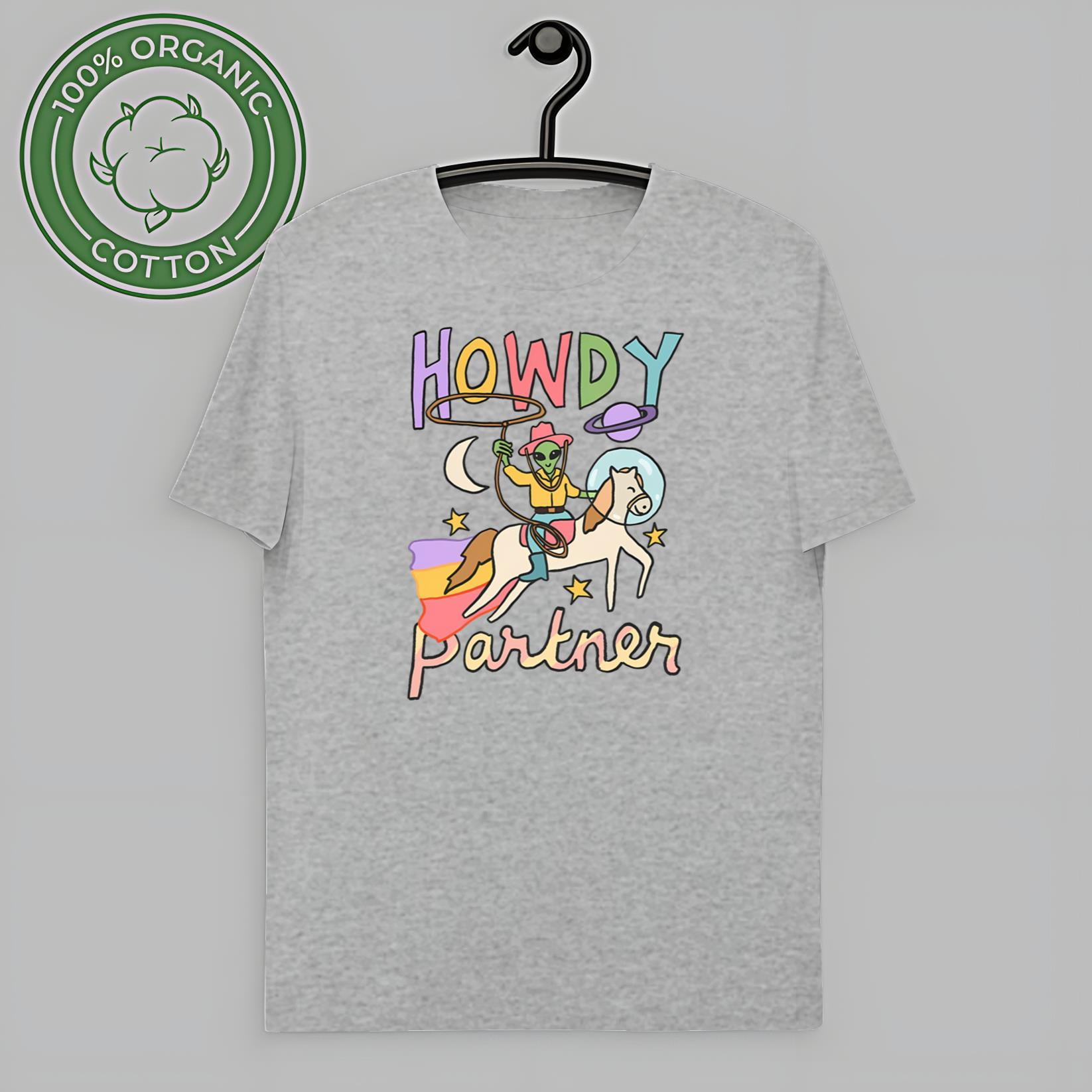 Alien Cowboy Howdy Partner Shirt - Walmart.com