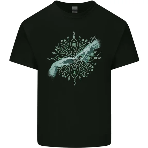 Alien Creation of Adam Parody UFO Science Fiction Cotton Tee Shirt,for ...