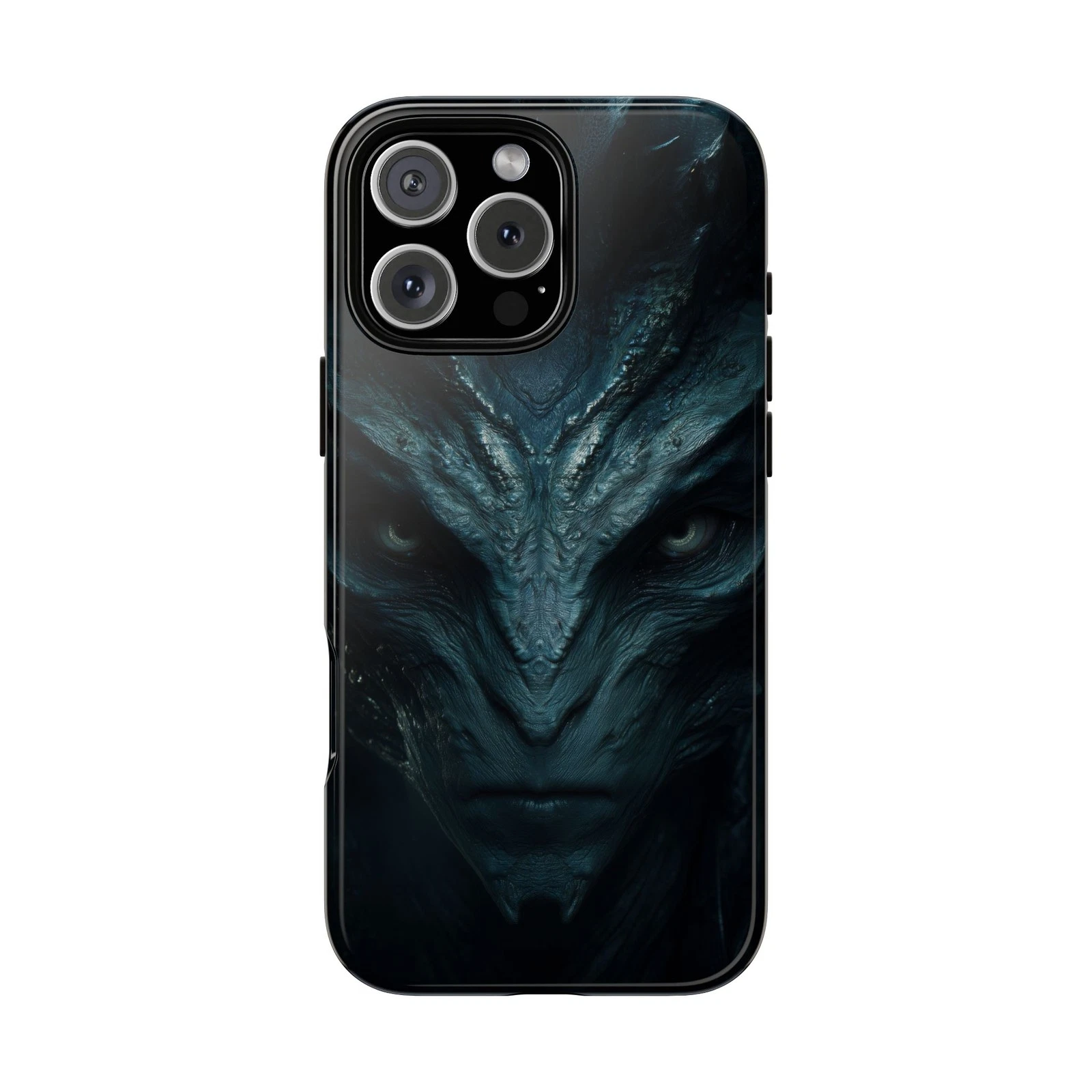 Alien Creature Horror Fantasy Art iPhone Case with iPhone 17 through 11 ...