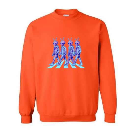 Alien Crosswalk Funny Sci Fi Graphic For A Believer Unisex Sweatshirt ...