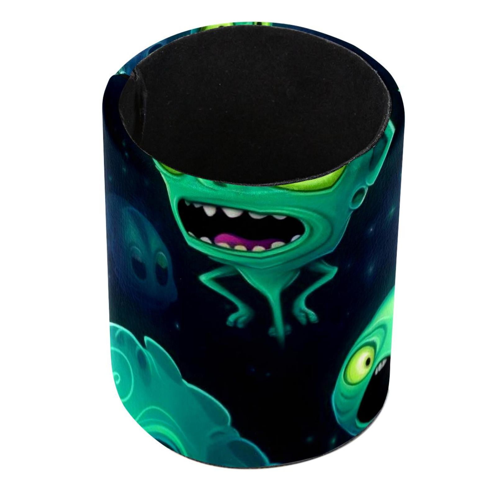 Alien Cylinder Pen Holder Pencil Organizer with Flannel Lining, PVC ...