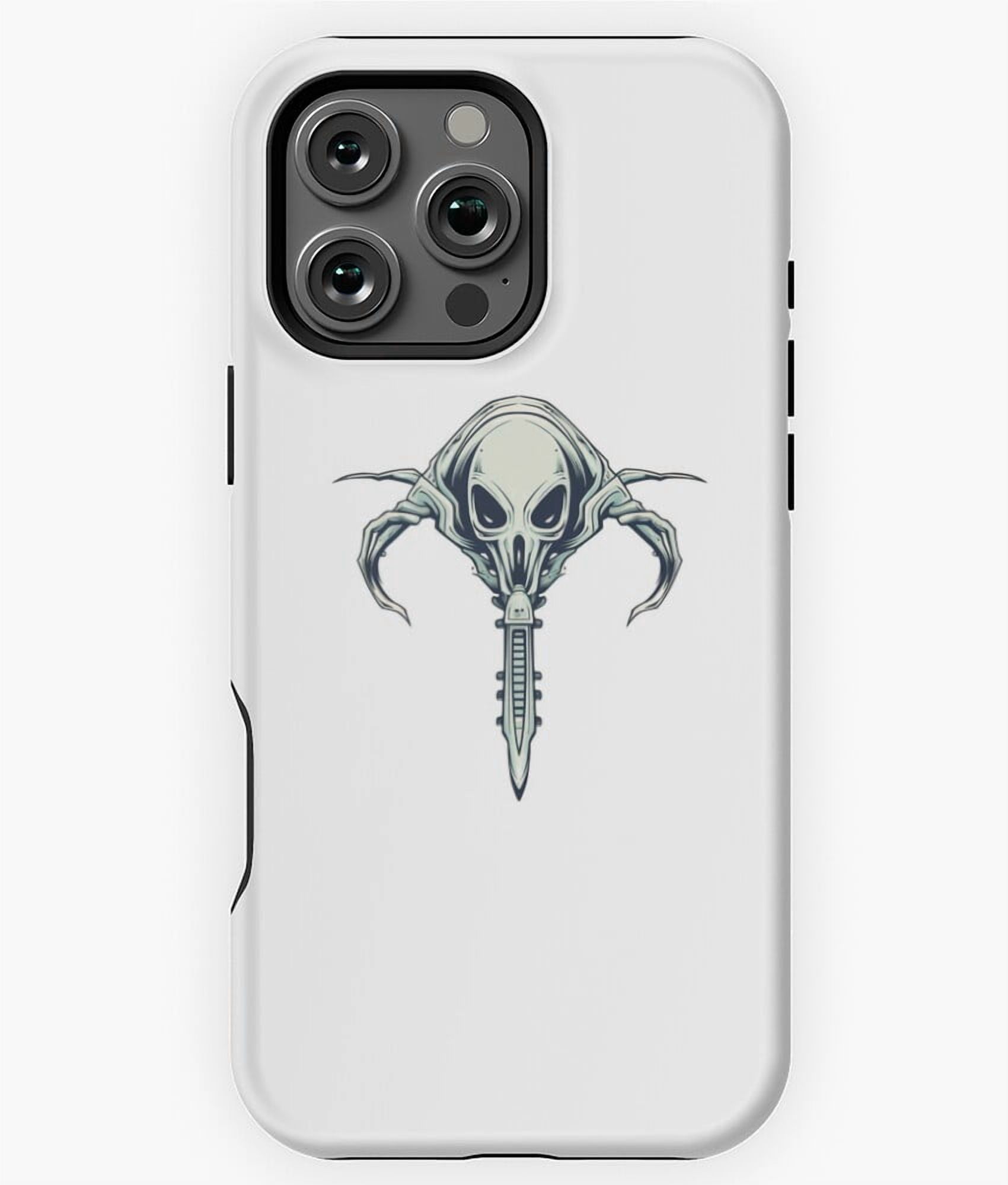 Alien Dagger Sci-Fi Tattoo Art M1009 Phone Case for iPhone 17 16 15 14 ...