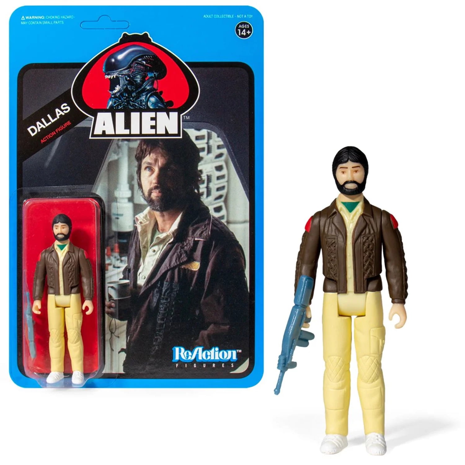 Alien Dallas (Blue Card) 3 3/4-Inch ReAction Figure - Walmart.com