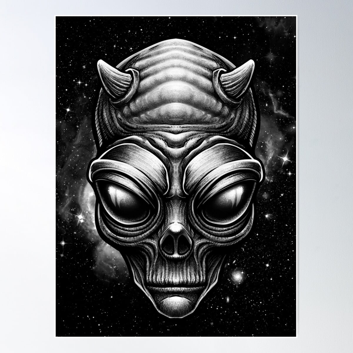 Alien Devil Poster Wall Art, Modern Wall Decor For Living Room Bedroom ...