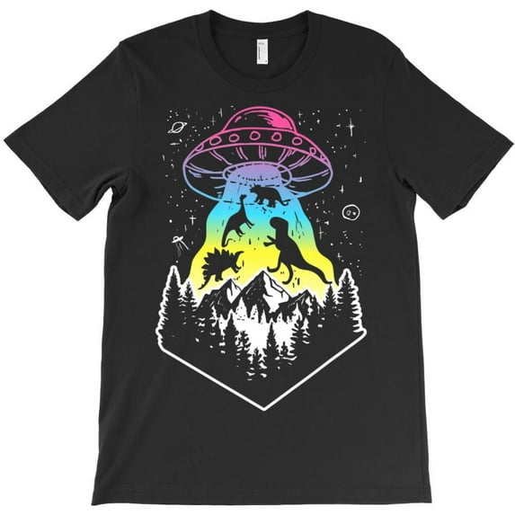 Alien Dino Abduction For Fans Of Dinosaurs Funny UFO Sci-Fi H14429 T ...