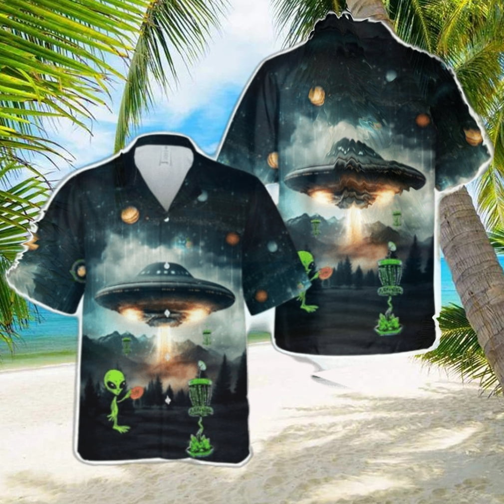 Alien Disgolf Hawaiian Shirt Beach Shirt For Men Women title - Walmart.com