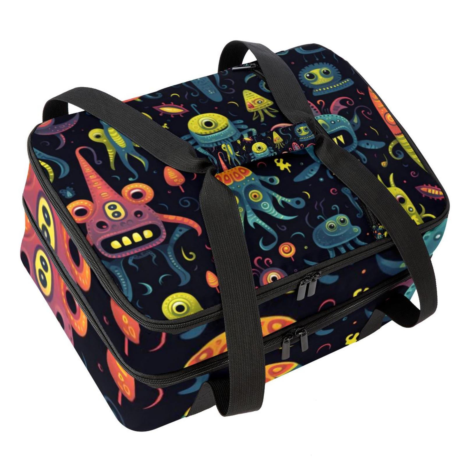 Alien Double Layered Insulated Refrigerated Lunch Bag with Large ...