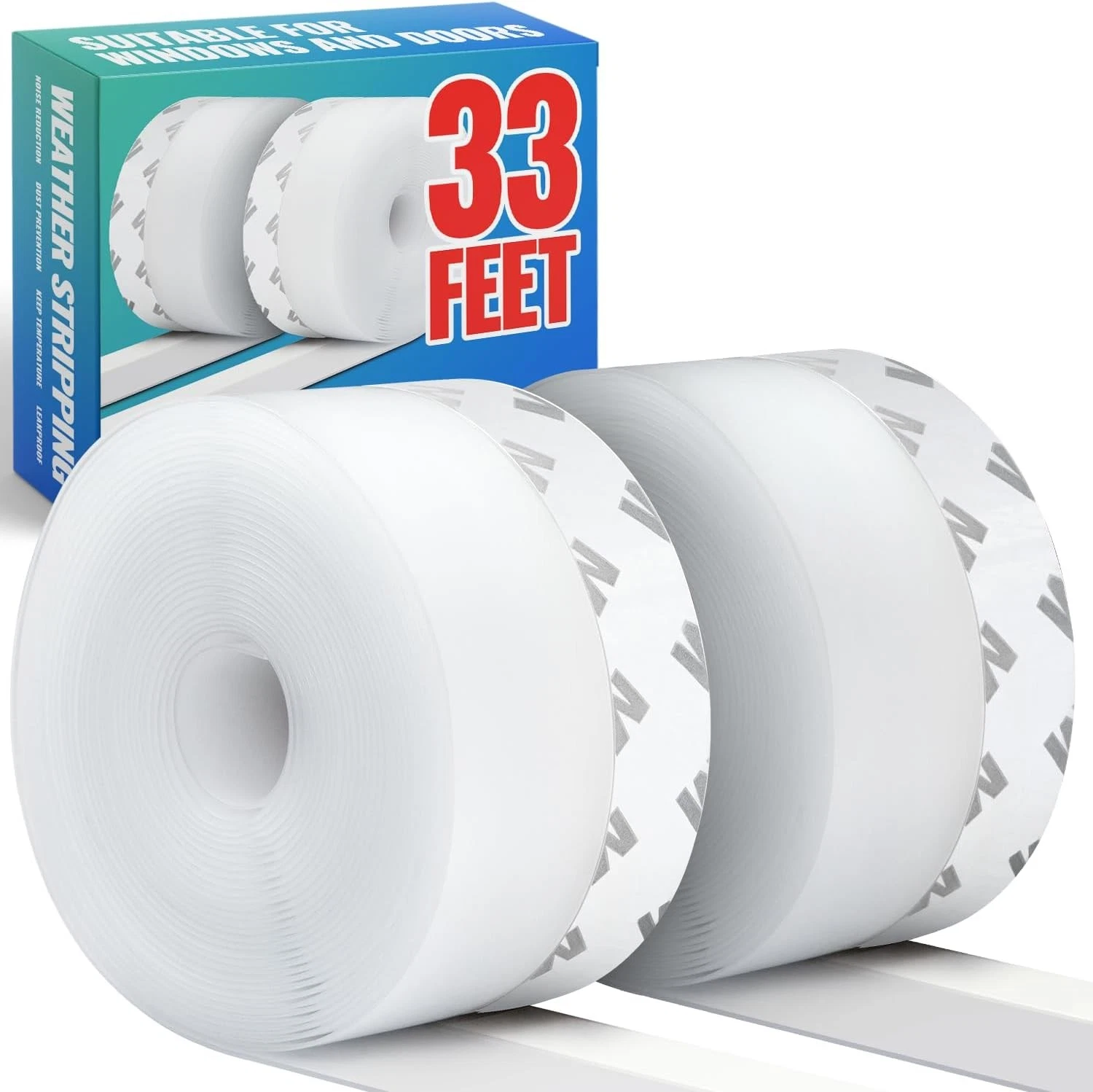 Draft Seal Weatherstrip Window Door Seal Strip Windproof Clear Sealing ...