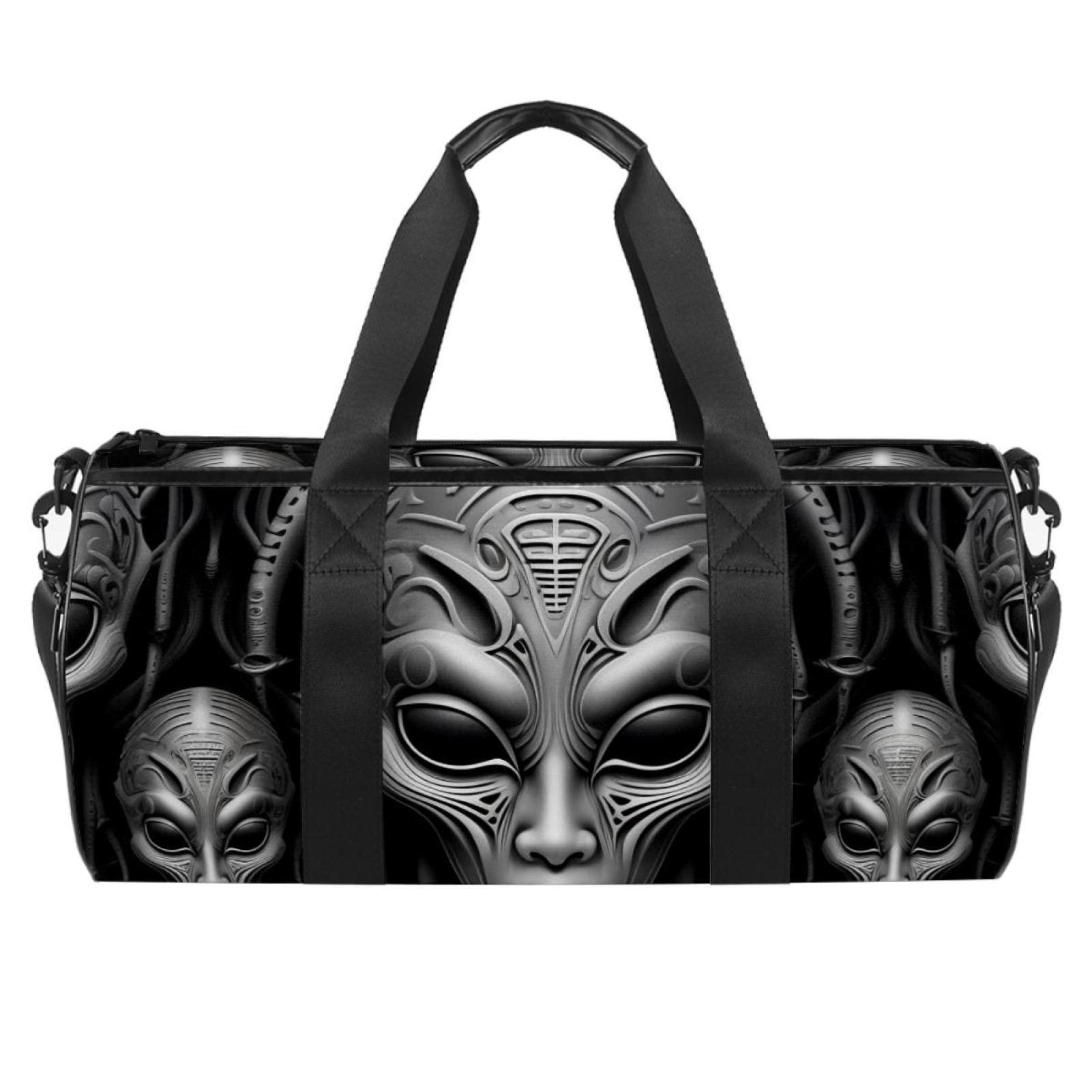 Alien Duffle Bag for Gym, Travel, Swim - 17.7 Inch Sports Bag with ...