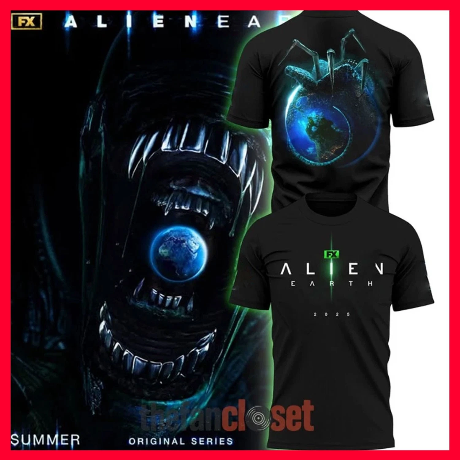 Alien Earth Tv Series 2025 Limited Edition Two Sides T-Shirt - Walmart.com